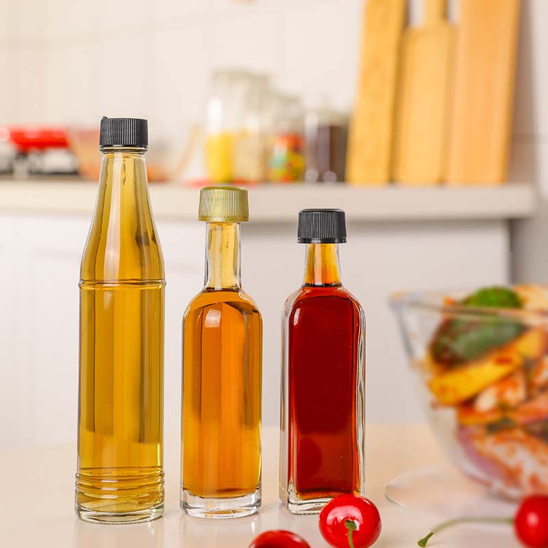 1.7oz Round Oil Container Arizona Glass Bottle