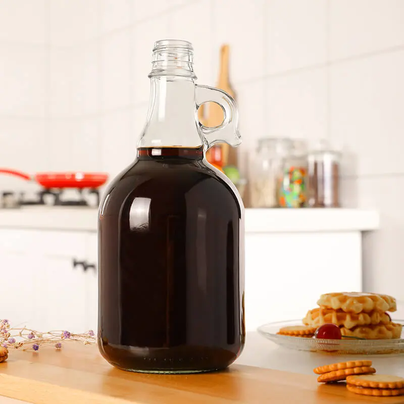 32oz Clear Glass Decanter Bottle with 38mm lug finish