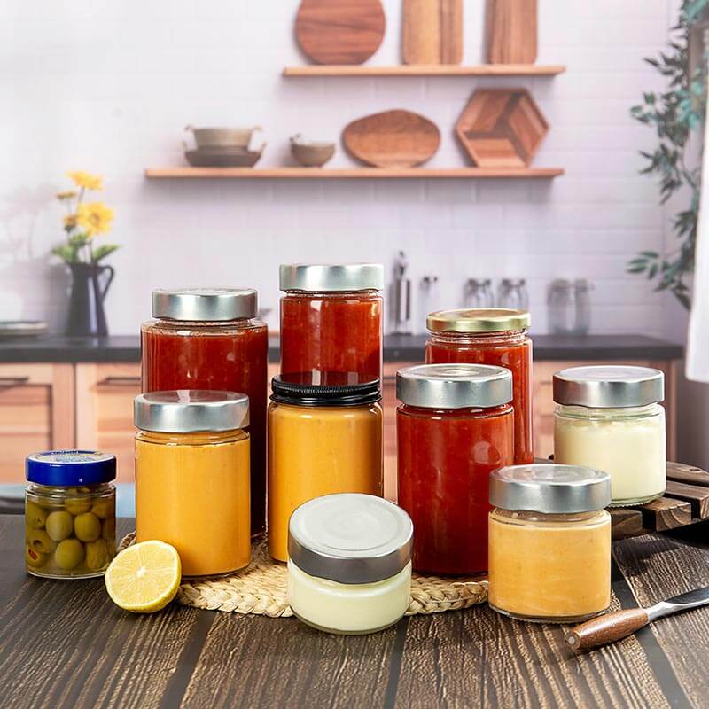 580ml Chilli Sauce Ergo Glass Jar with Deep Lug Cap
