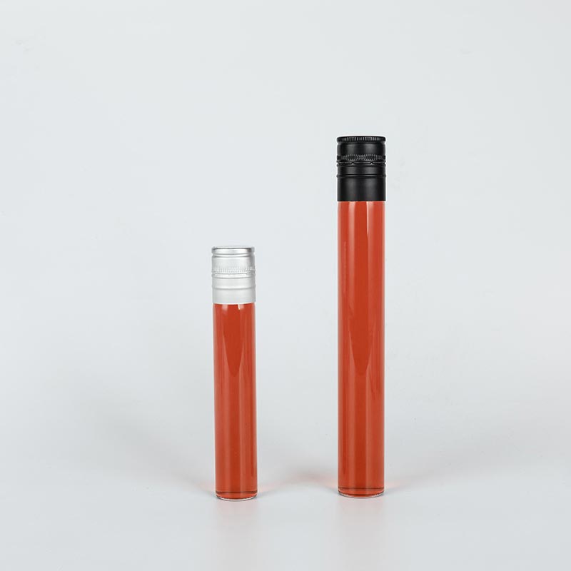 Custom 50ML 100ML Wine Sample Tube Glass Vials with Lid